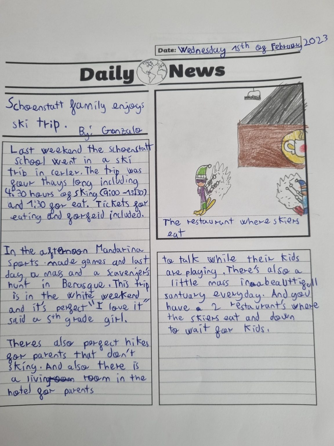 How to be a good reporter - Colegio Nuestra Señora de Schoenstatt