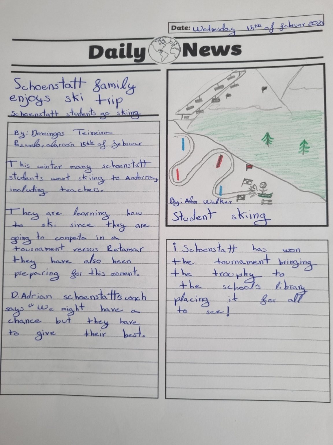 How to be a good reporter - Colegio Nuestra Señora de Schoenstatt